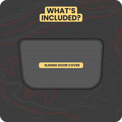 Promaster Sliding Door Window Cover