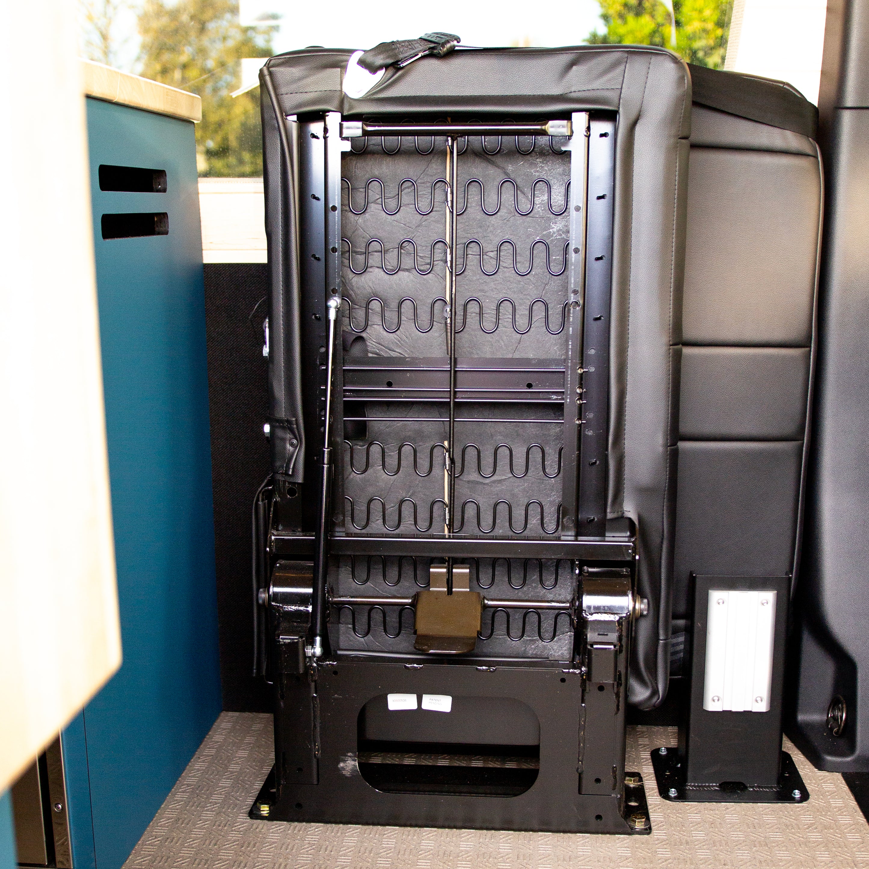 Folding Van Seat With Seatbelt, Universal Foldaway Van Seats